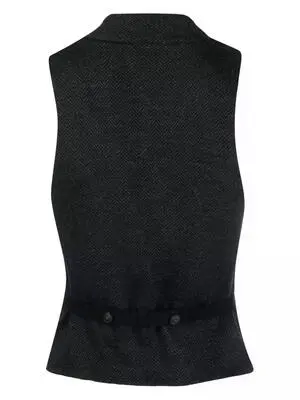 NELLS NELSON Button-up V-neck Waistcoat