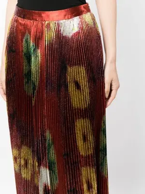 Ulla Johnson Rami High-waisted Pleated Skirt