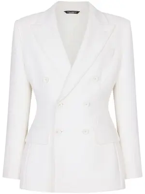 Dolce & Gabbana Double-breasted Fitted-waist Blazer