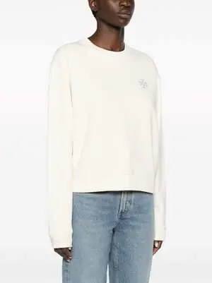 Tory Burch Logo-embellished Cotton Sweatshirt