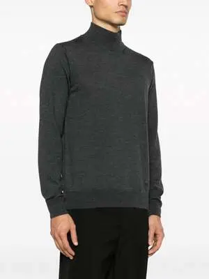 Corneliani Roll-neck Virgin Wool Jumper - Grey