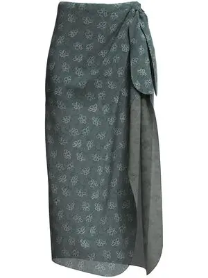 MARGHERITA MACCAPANI Maccapani Floral-Print Skirt