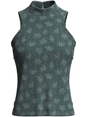 MARGHERITA MACCAPANI Kendra Monogram-jacquard Top