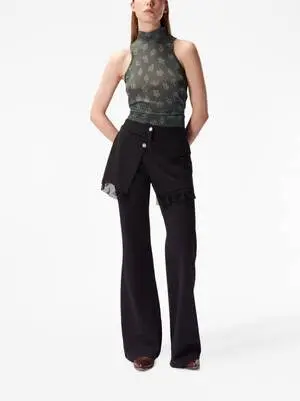MARGHERITA MACCAPANI Kendra Monogram-jacquard Top
