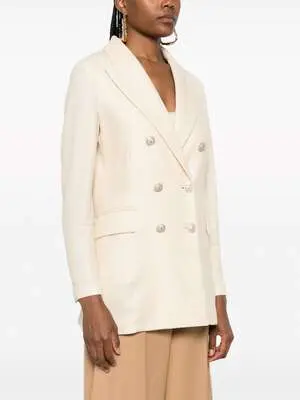 CIRCOLO 1901 Double-breasted Textured Blazer
