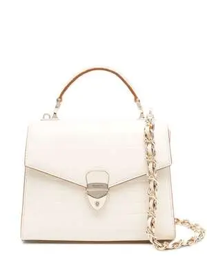 ASPINAL OF LONDON Midi Mayfair Top-handle Bag - Neutrals