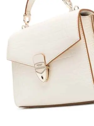 ASPINAL OF LONDON Midi Mayfair Top-handle Bag - Neutrals