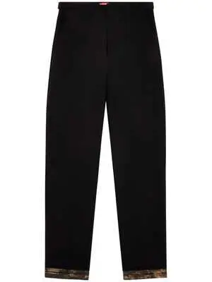 Diesel® Black Wash Pants For Men