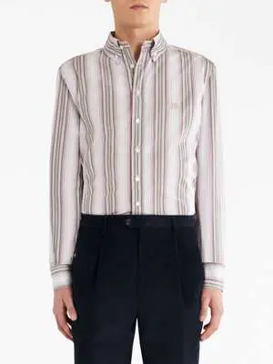 Etro Stripe-print Button-down Shirt - Neutrals
