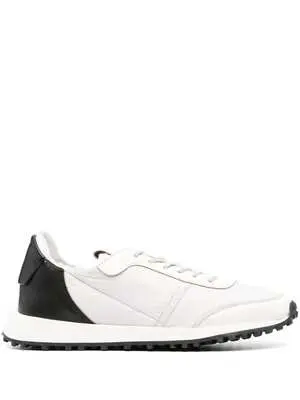 BUTTERO® Two-tone Panelled Sneakers - White