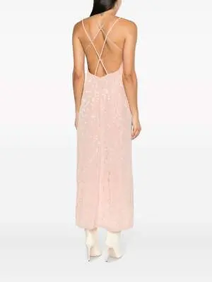 Zadig&Voltaire Rohal Star-jacquard Silk Dress - Pink