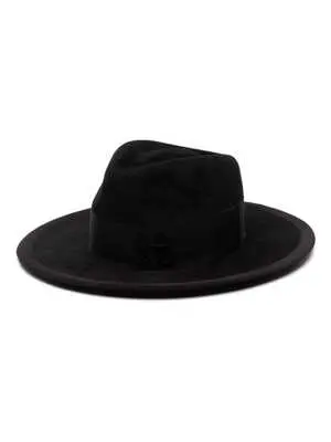 Ruslan Baginskiy Logo-embroidered Fedora - Black