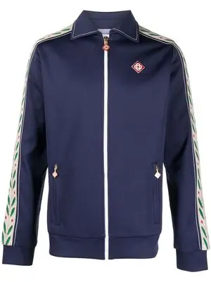Casablanca Laurel Track Jacket - Blue