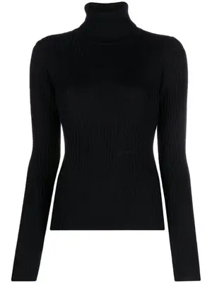 GANNI Cut-out Merino-wool Jumper