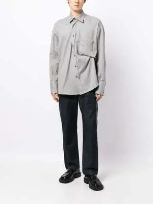 MARINA YEE Pleat-detail Cotton Shirt
