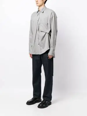 MARINA YEE Pleat-detail Cotton Shirt