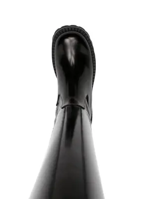 Versace Alia Leather Knee-high Boots