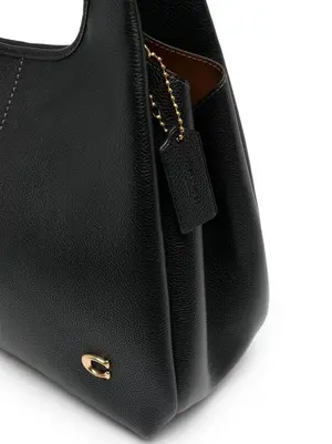 COACH Lana Pebbled-leather Tote - Black
