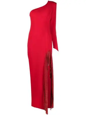 JEAN-LOUIS SABAJI One-shoulder Maxi Dress - Red