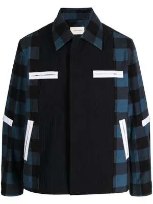 CRAIG GREEN Plaid-pattern Worker Jacket