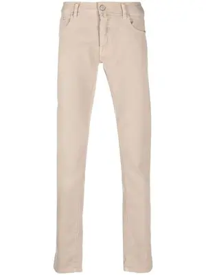 MOORER Straight-leg Jeans - Neutrals
