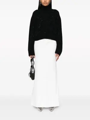 Blumarine Crystal-embellished Knitted Jumper