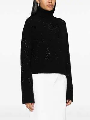 Blumarine Crystal-embellished Knitted Jumper