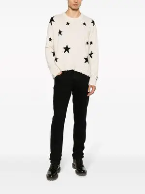 Zadig&Voltaire Star-intarsia Cashmere Jumper - Neutrals