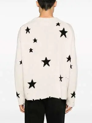 Zadig&Voltaire Star-intarsia Cashmere Jumper - Neutrals