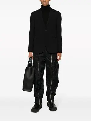Off-White Slogan-print Virgin Wool Blazer