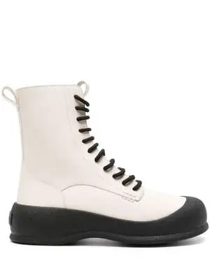 Bally Lace-up Leather Boots