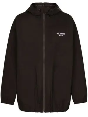 Dolce & Gabbana Hooded Logo Jacket