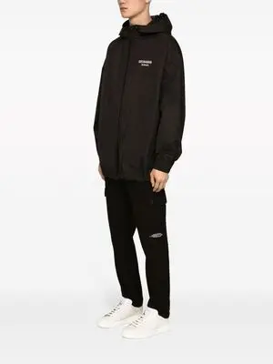 Dolce & Gabbana Hooded Logo Jacket