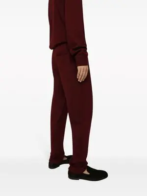 Dolce & Gabbana Virgin Wool-silk Tapered Trousers