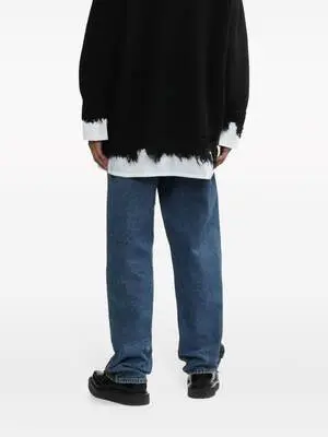 MAISON MARGIELA Panelled Straight-leg Jeans - Grey