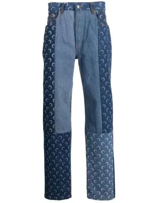 Marine Serre Distressed Jeans For Women