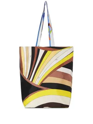 Emilio Pucci Gallery Silk-satin Tote Bag