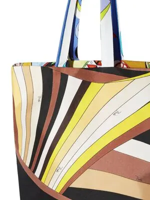 Emilio Pucci Gallery Silk-satin Tote Bag