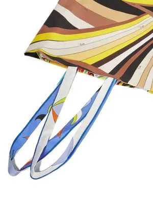Emilio Pucci Gallery Silk-satin Tote Bag