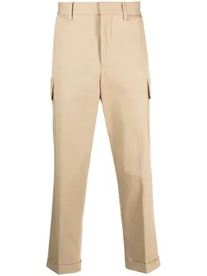 Etro Pegaso-motif Cropped Cargo Trousers