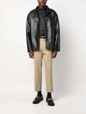Etro Pegaso-motif Cropped Cargo Trousers