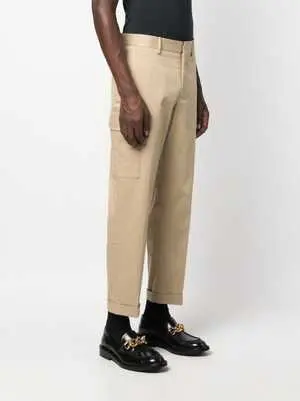 Etro Pegaso-motif Cropped Cargo Trousers