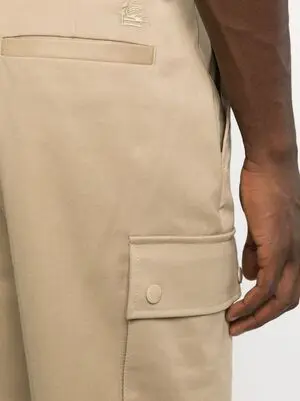 Etro Pegaso-motif Cropped Cargo Trousers