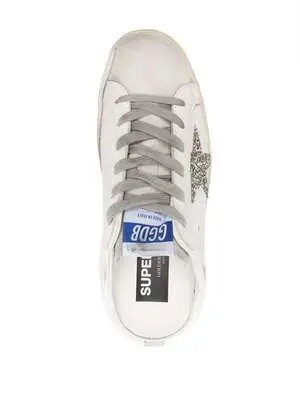 GOLDEN GOOSE Super-star Leather Mules - White
