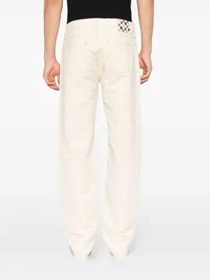 Casablanca Monogram-jacquard Straight-leg Jeans