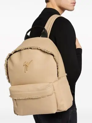 GIUSEPPE ZANOTTI Logo-plaque Backpack