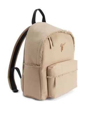 GIUSEPPE ZANOTTI Logo-plaque Backpack