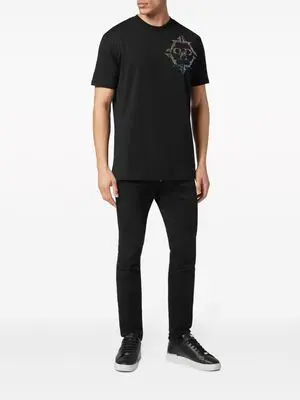 Philipp Plein Logo-patch Cotton T-shirt
