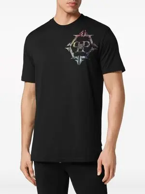 Philipp Plein Logo-patch Cotton T-shirt