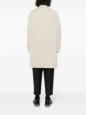 Aspesi Single-breasted Padded Raincoat - Neutrals
